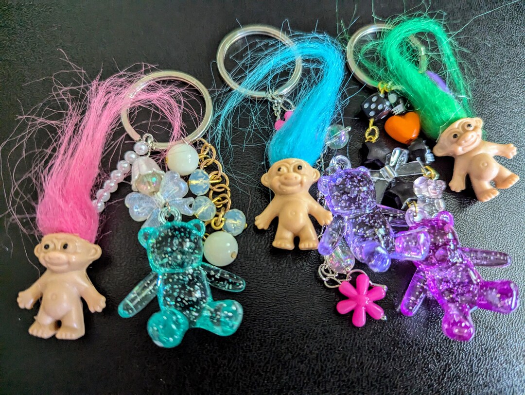 Totally Trolls 90s Style Keychains by Daysela. Kandikid Keychain ...