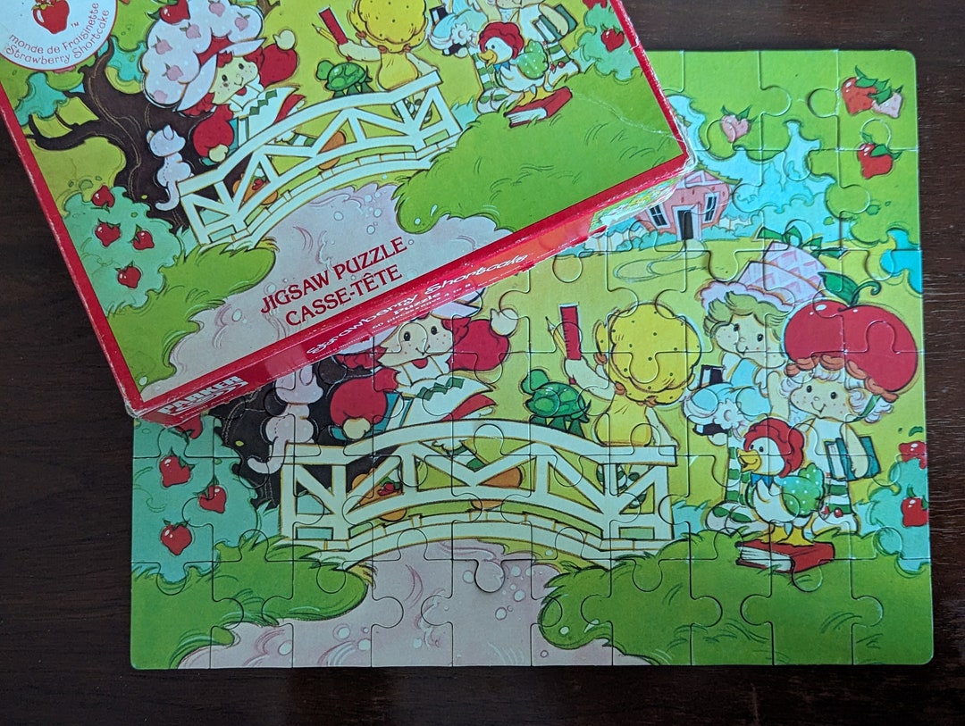 Strawberry Shortcake Puzzle. Vintage 1983. Retro Toy Shop. Vintage ...
