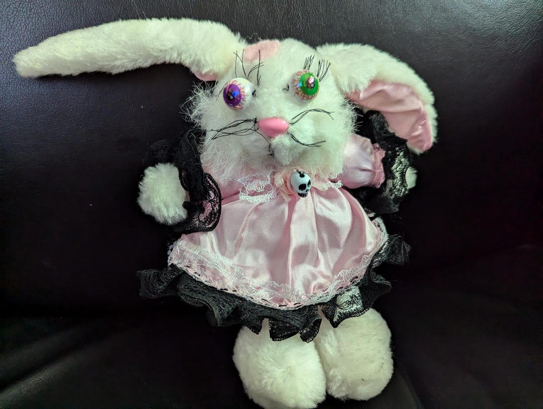 Under the Bed Fred by Daysela. Spooky Bunny. Upcycled Stuffed Animals ...