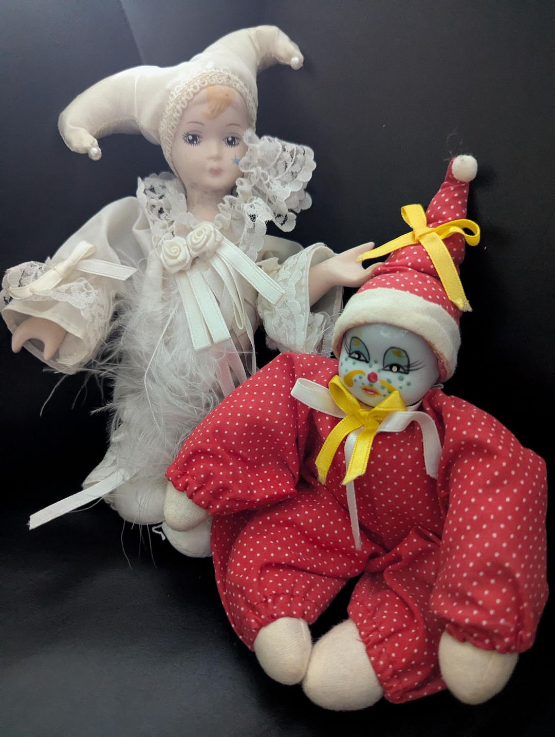 Angelic and Dramatic Vintage Clowns From Daysela's Small Little Shop of ...
