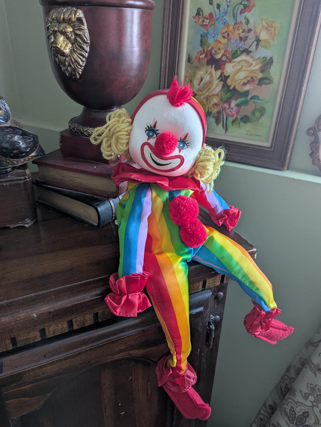 Creepy Moving Rainbow Clown From Daysela's Small Little Shop of Strange ...