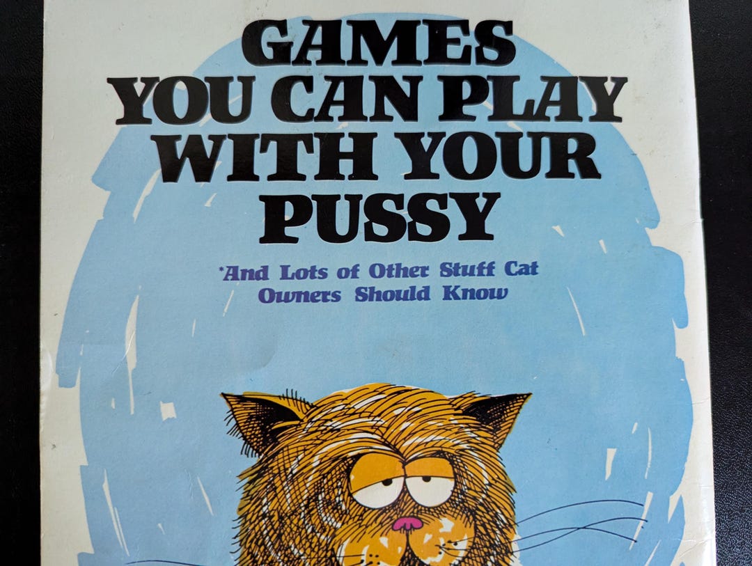 Games You Can Play With Your Pussy and Lots of Other Stuff Cat Owners Should Know by Ira ...