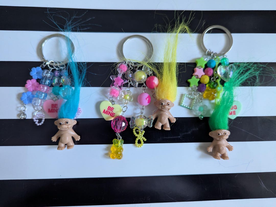 Totally Trolls 90s Style Keychains by Daysela. Kandikid Keychain ...