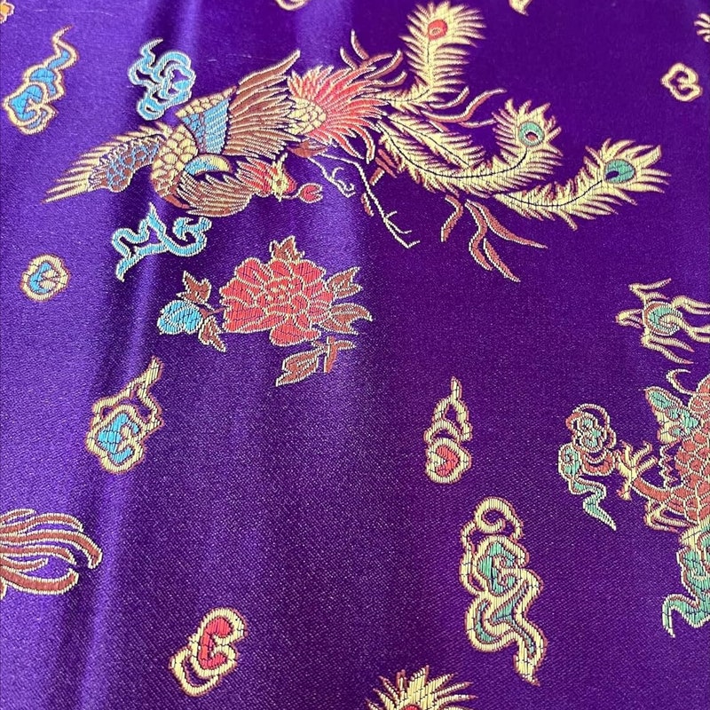Purple Dragon Fabric - Etsy