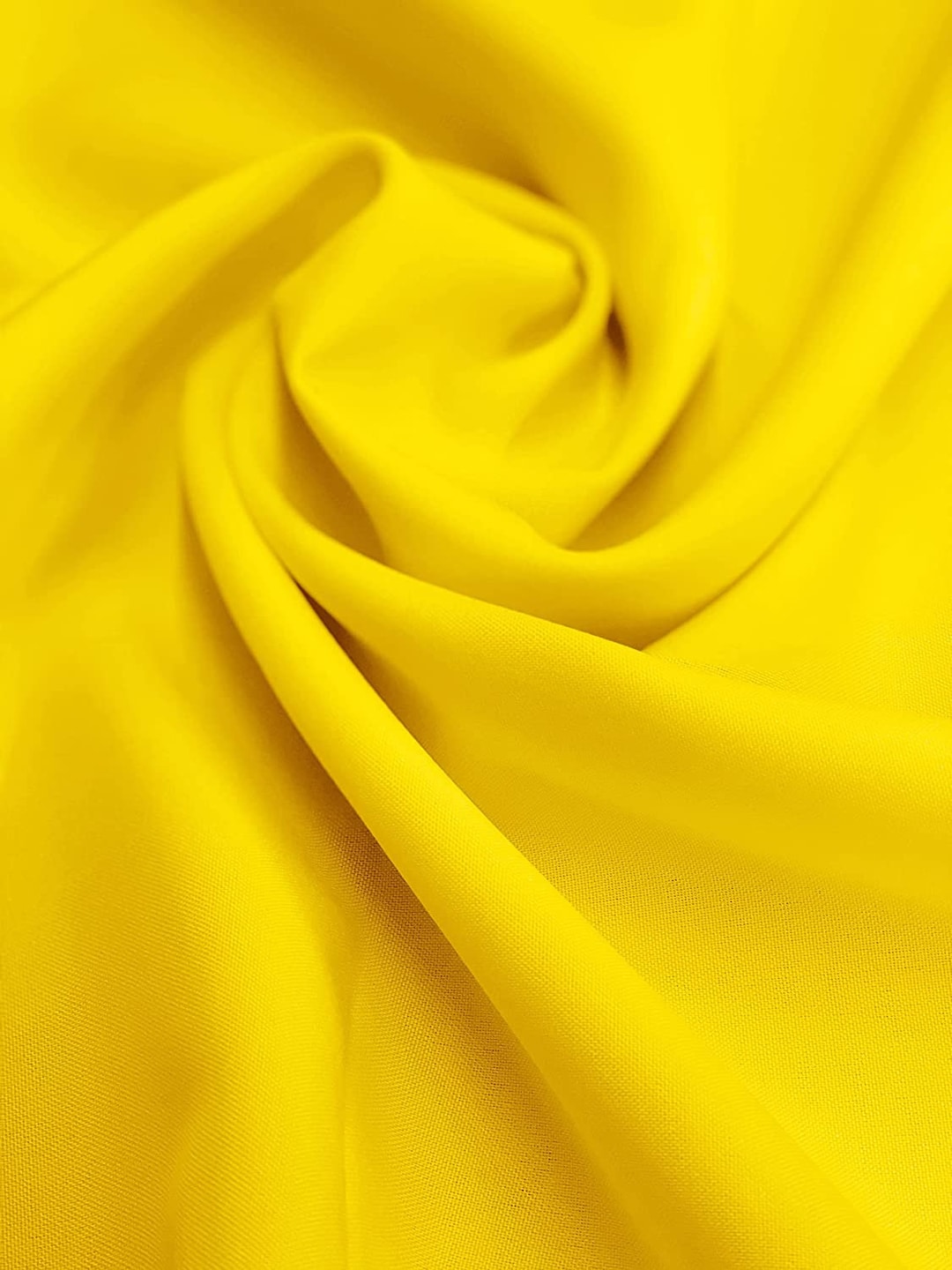 YELLOW 60'' Poly Poplin Polyester Superior Quality Fabric by the Yard ...