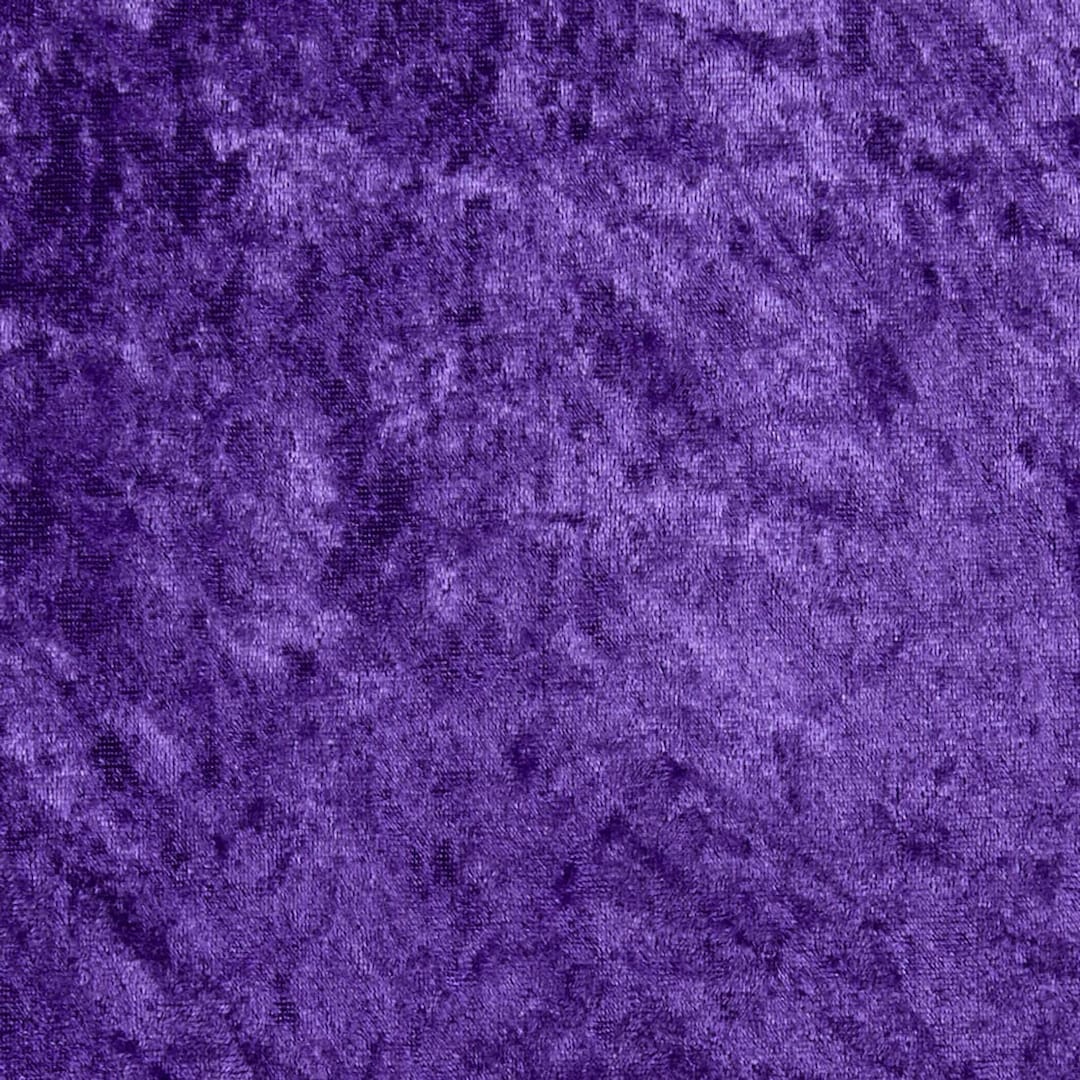 PURPLE 100% Panne Velvet Velour Fabric by the Yard - Etsy