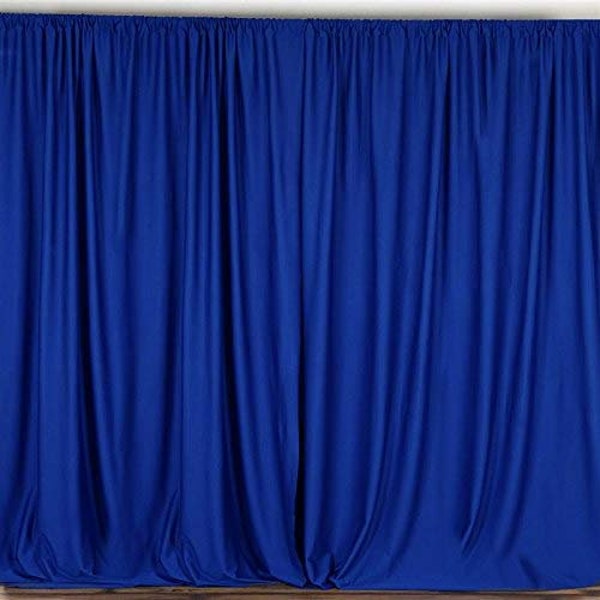 Backdrop Royal Blue Curtains - Etsy