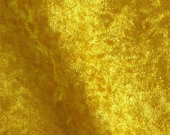 Yellow Velour Fabric - Etsy