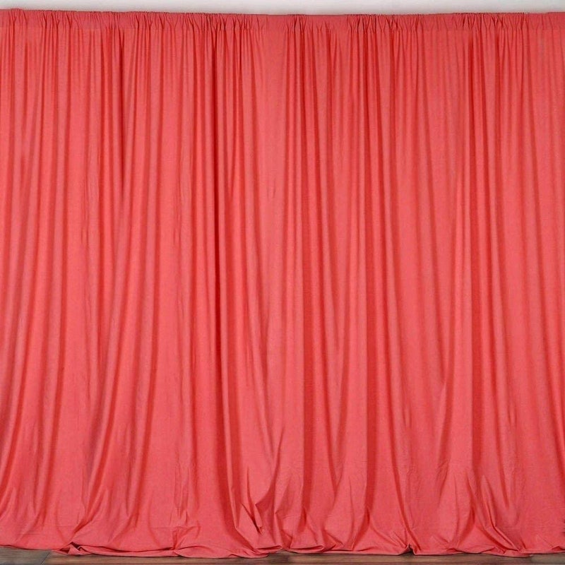 Coral Curtains - Etsy
