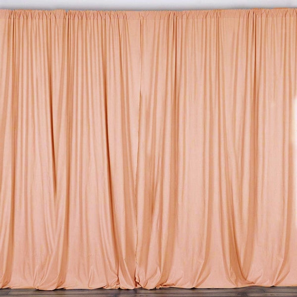Peach Curtains - Etsy
