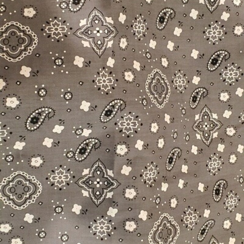 Gray Bandana - Etsy