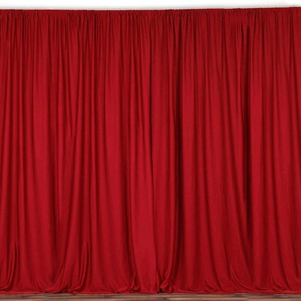 Red Curtains - Etsy