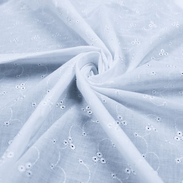 Cotton Eyelet Fabric - Etsy