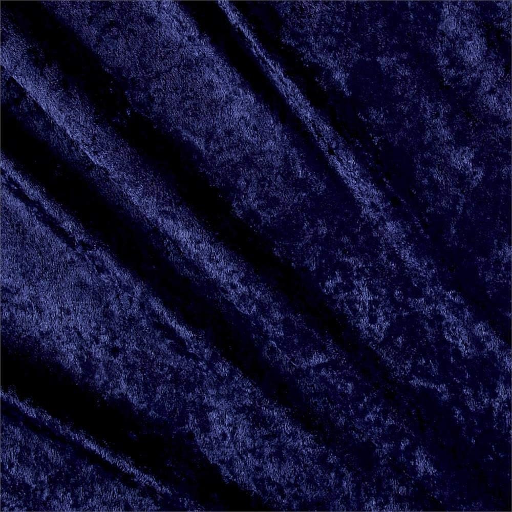 NAVY BLUE 100% Panne Velvet Velour Fabric by the Yard - Etsy