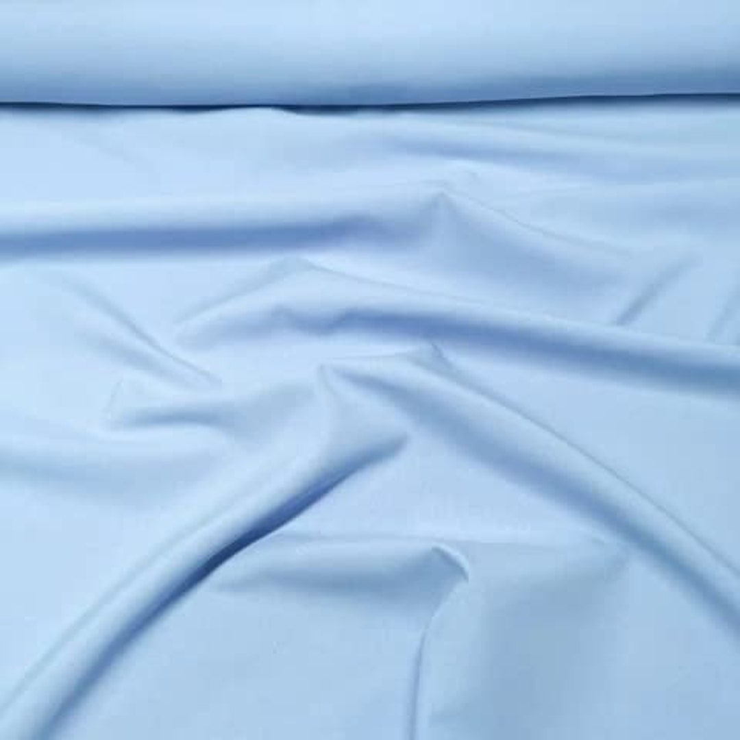 BABY BLUE 60'' Poly Poplin Polyester Superior Quality Fabric by the ...