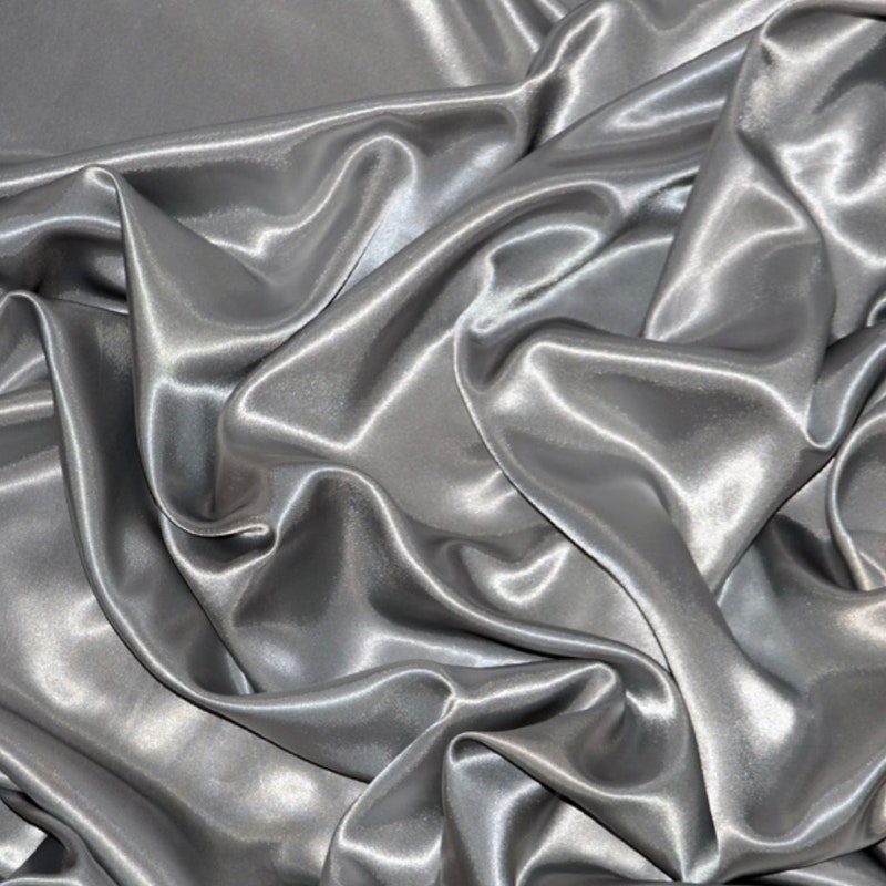 Silver Fabric - Etsy