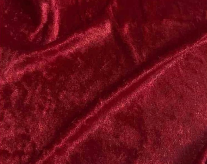 SCARLET RED Silk Velvet Fabric - Etsy