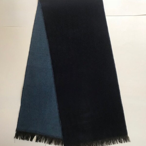 Navy Blue Scarf - Etsy
