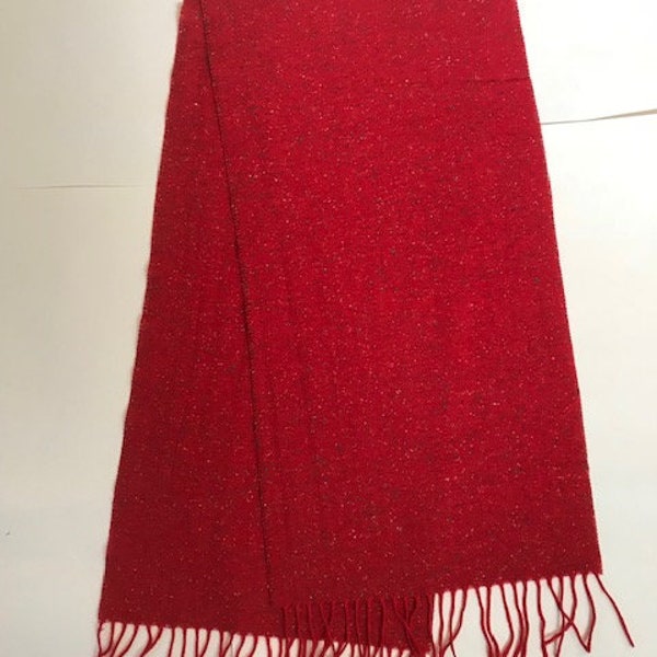 Red Scarf - Etsy UK