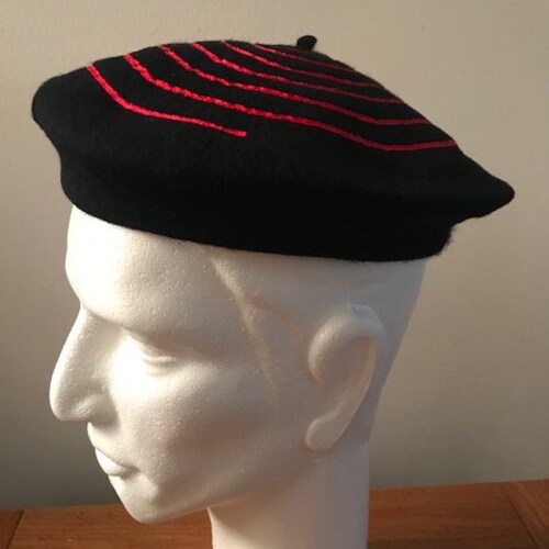 REBEL Leather Artist Bohemian Retro Beret French Style - Etsy