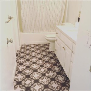SAMPLE - Cafe Peel and Stick Temporary Decorative Vinyl Floor Decal ...