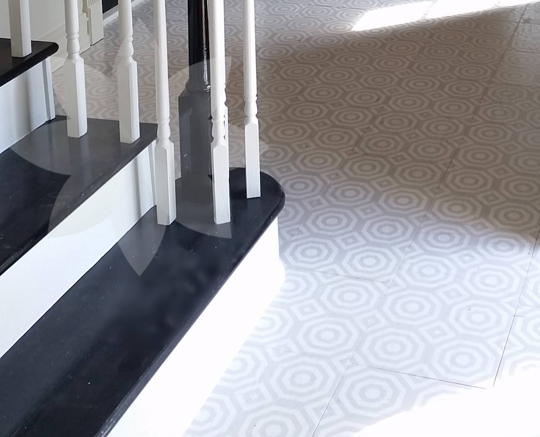 Chime Removable Peel and Stick Temporary Decorative Vinyl Floor Decal ...