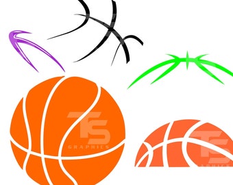 Basketball Text Svg Bundle | Etsy