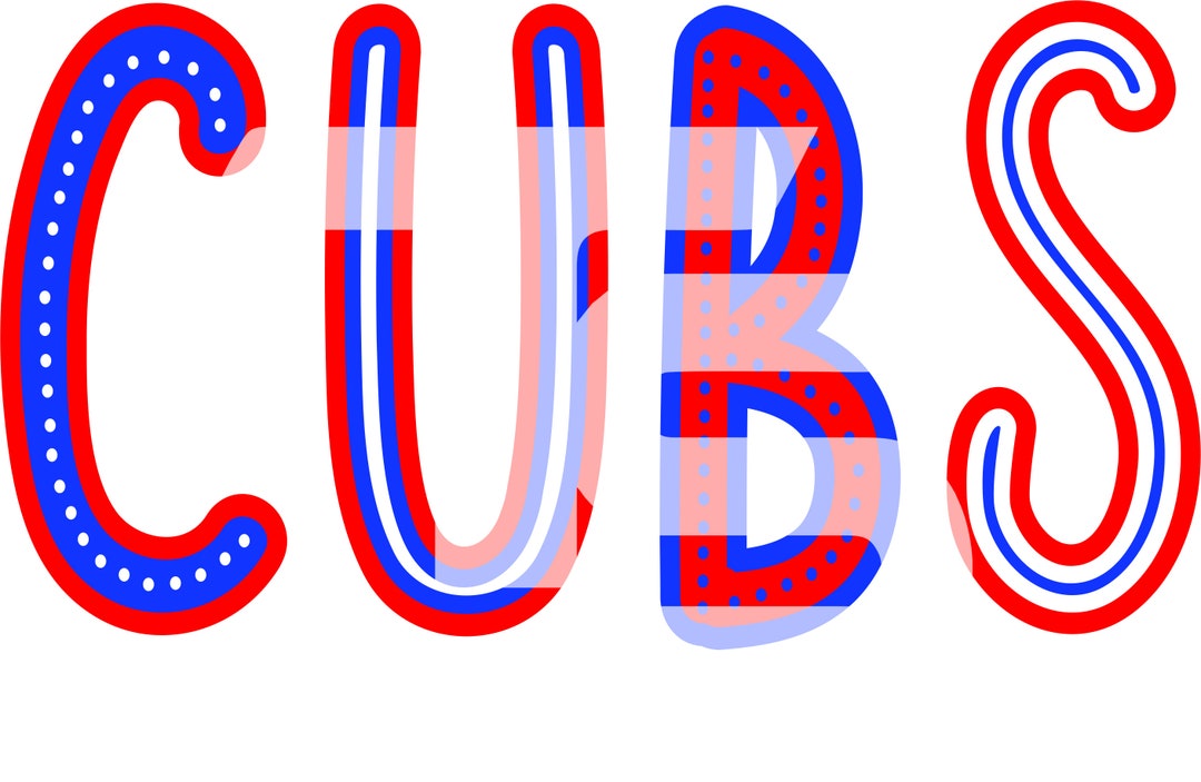 Cubs 83 SVG PNG Sublimation Graphic Pick Your Team Colors - Etsy