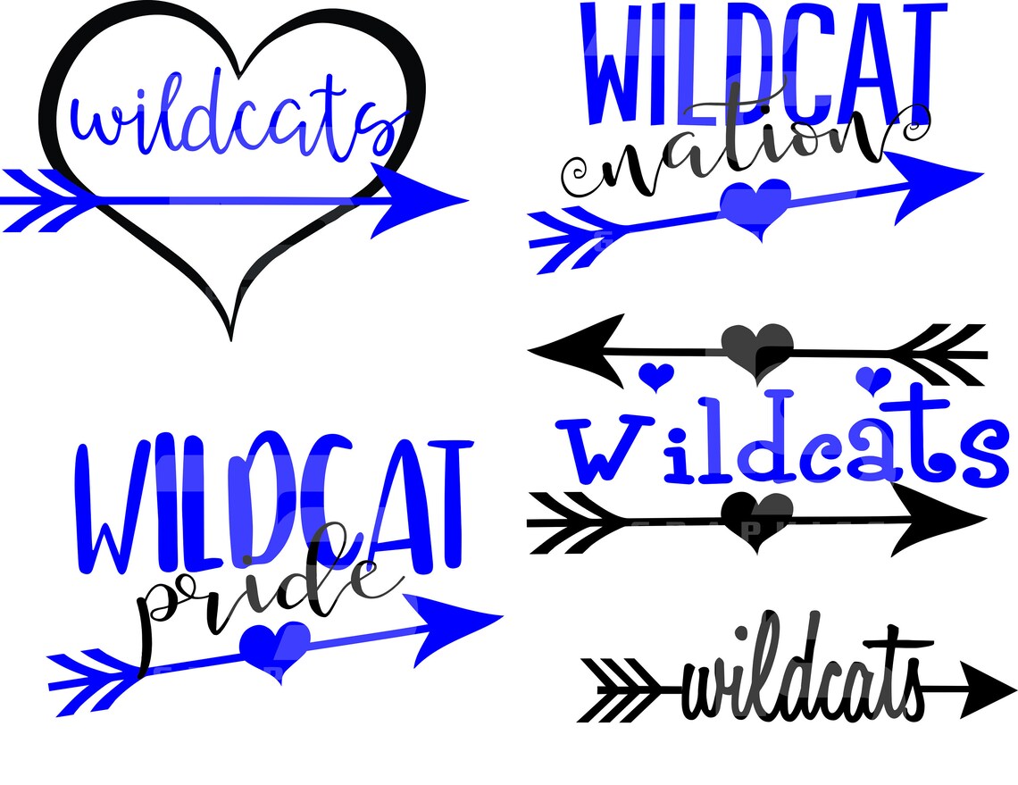 Wildcats SVG Bundle 1 - Etsy