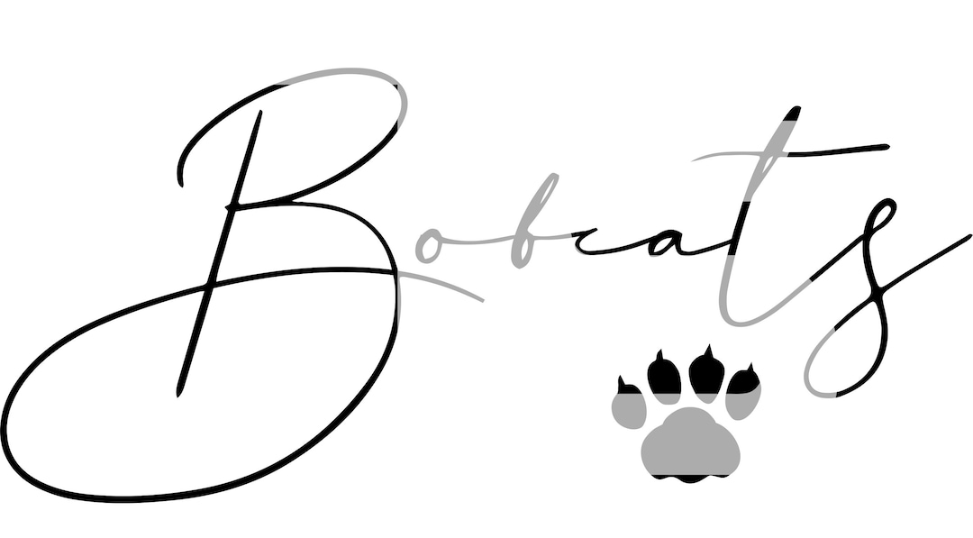Bobcats 81 Script SVG Graphic - Etsy