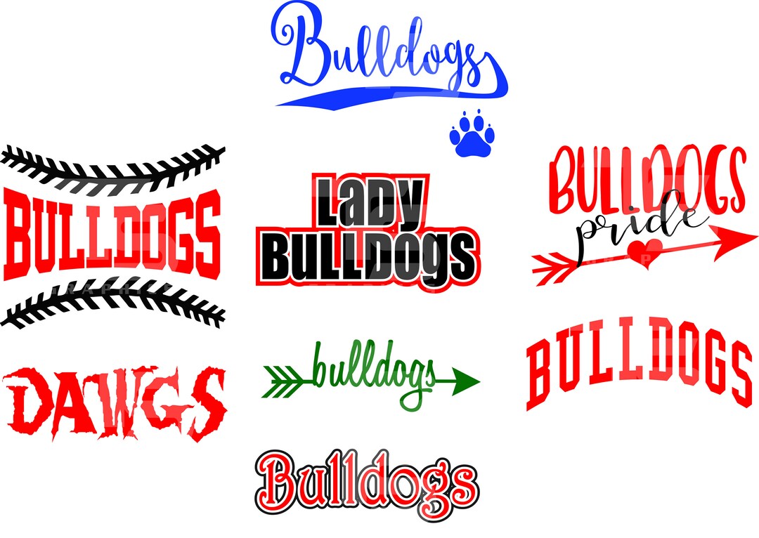 Bulldogs SVG Bundle 1 - Etsy