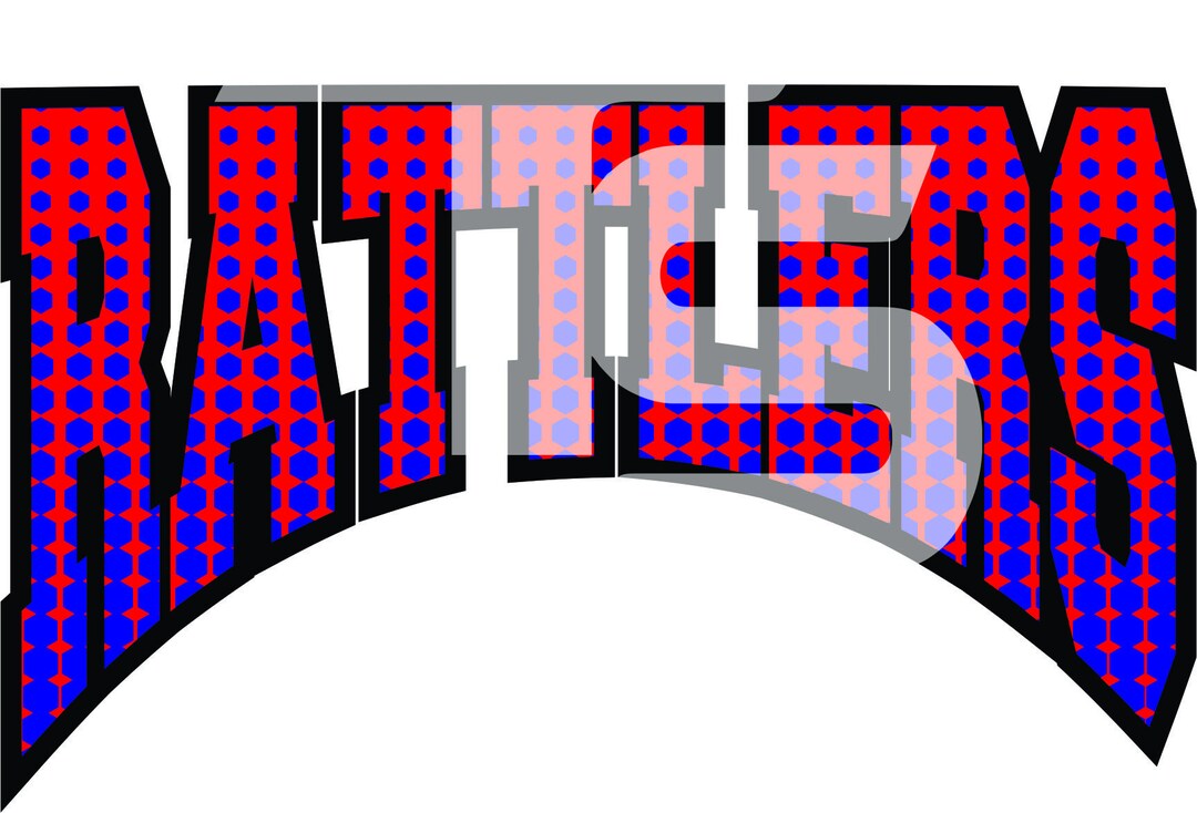 Rattlers 75 Halftone SVG PNG Graphic - Etsy