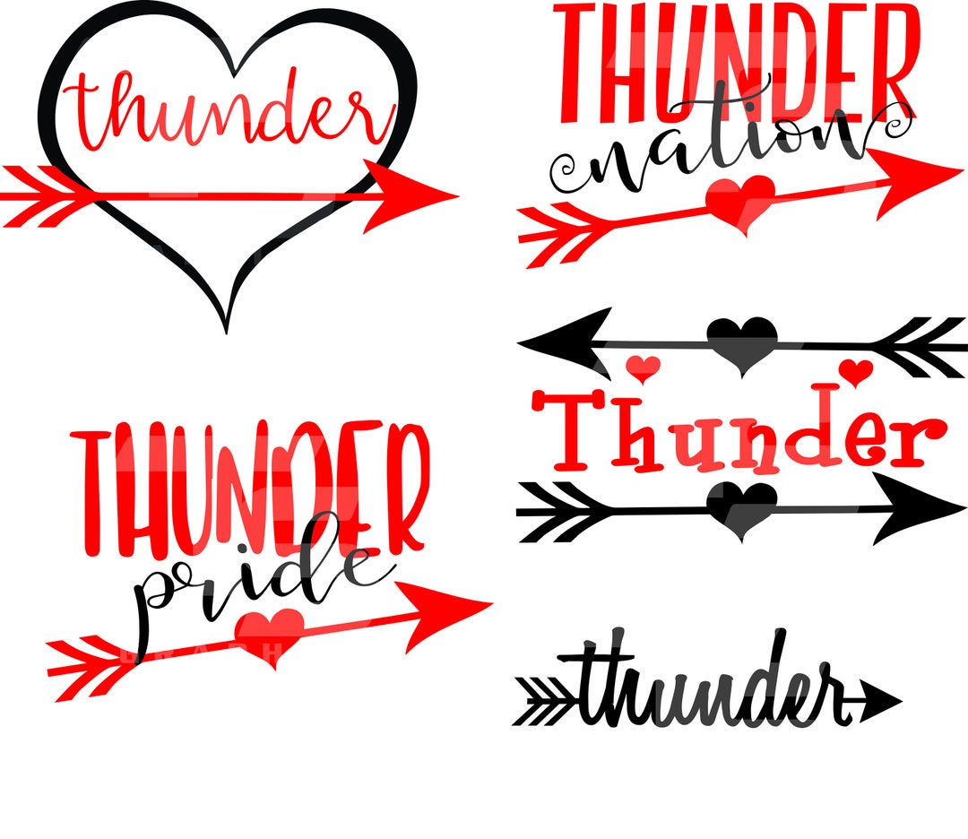 Thunder SVG Bundle 1 - Etsy