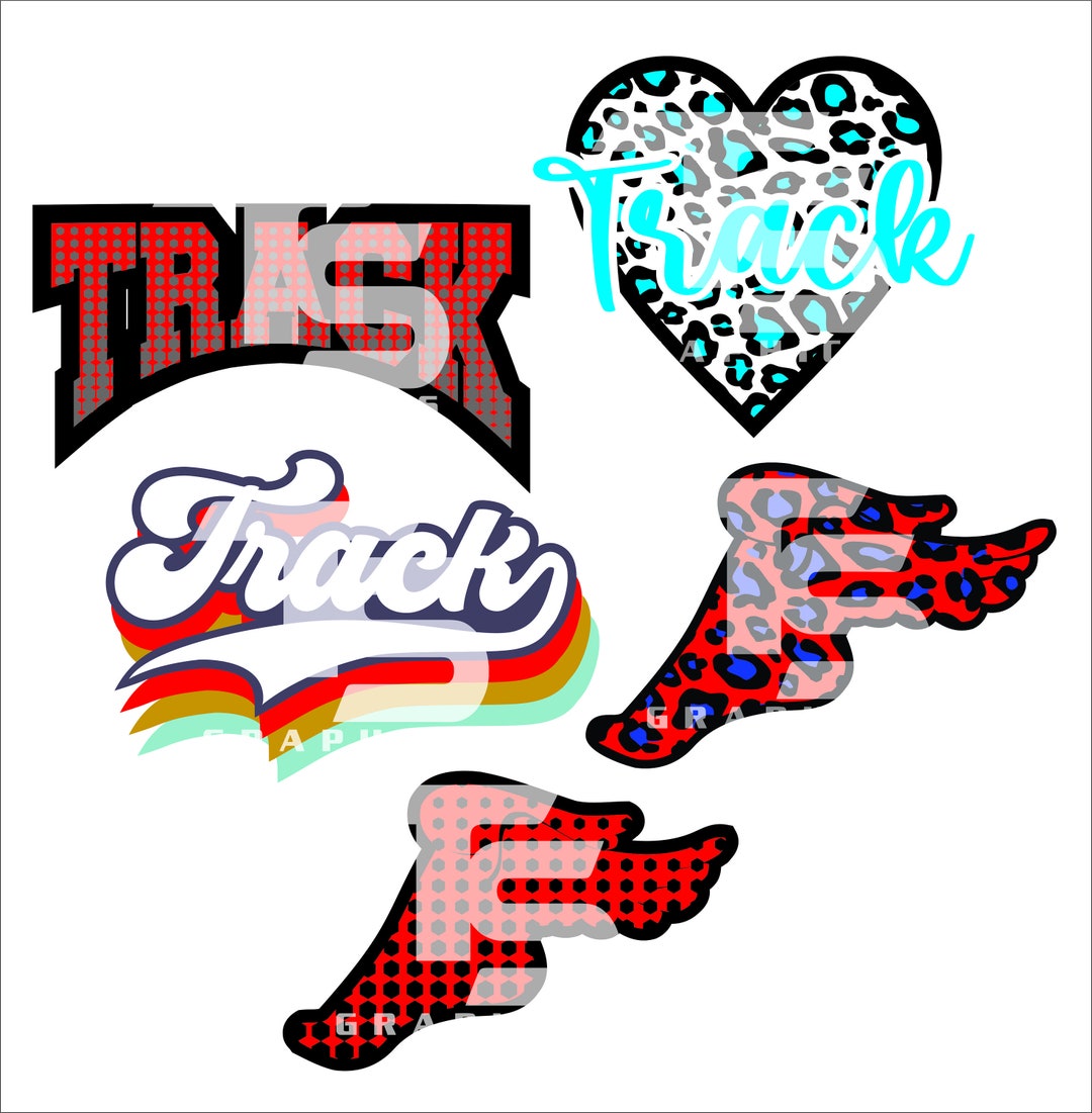 Track Clipart Bundle 2 SVG Graphics - Etsy