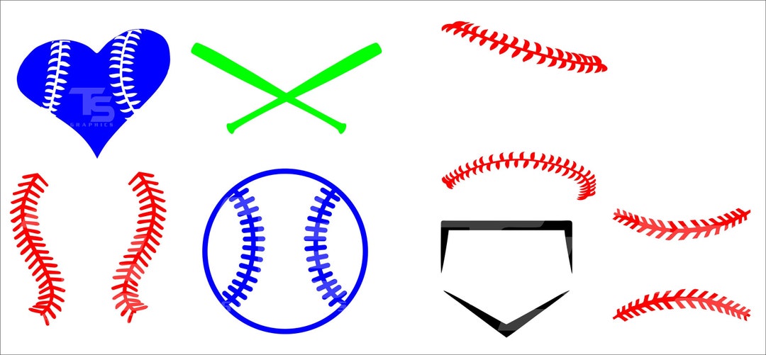 Baseball SVG Cut Files - Etsy