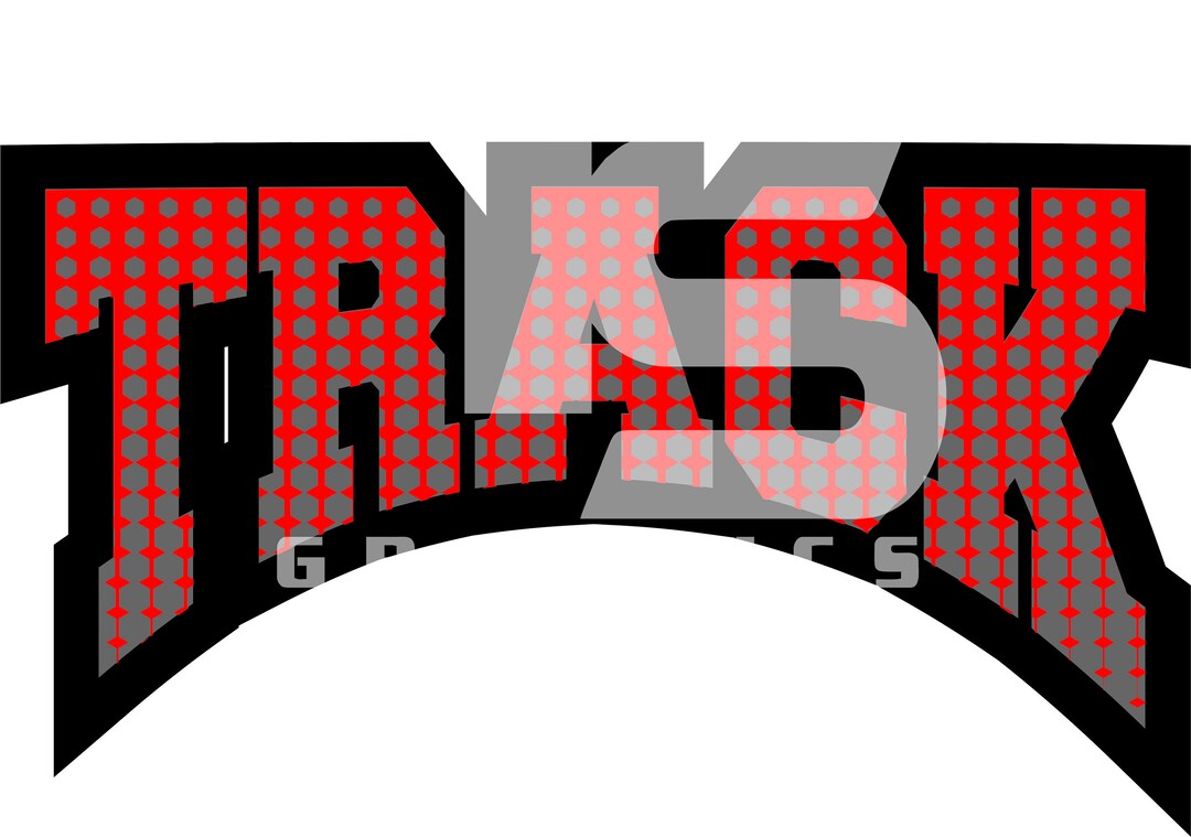Track 25 Halftone SVG PNG Sublimation Graphic Pick Your Team Colors - Etsy