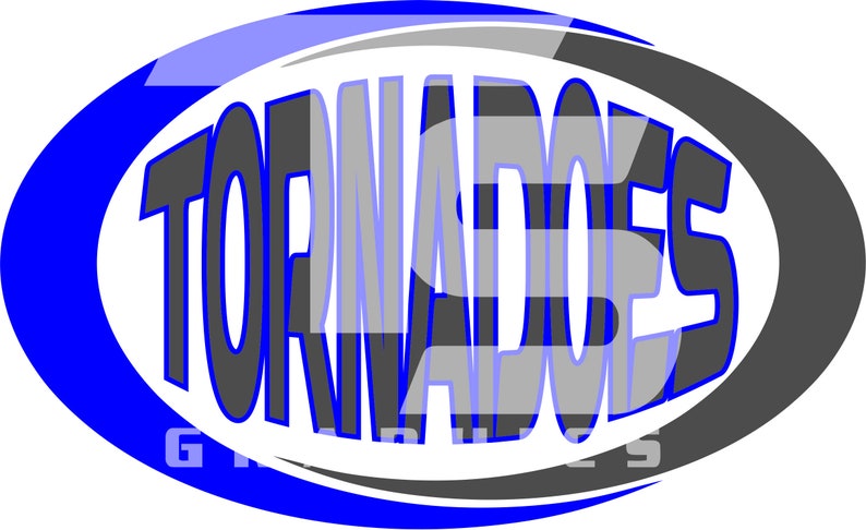 Tornadoes 7 Oval SVG Graphic - Etsy