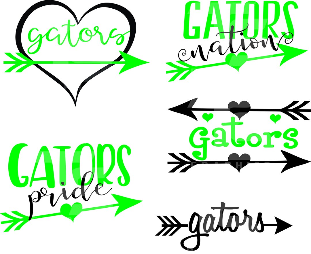 Gators SVG Bundle 1 - Etsy