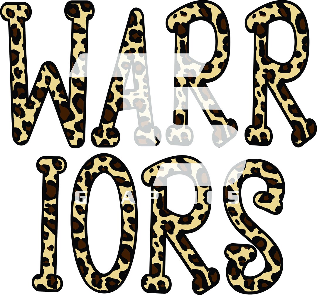 Warriors 87 Animal Print PNG Graphic for Sublimation, DTG, DTF - Etsy