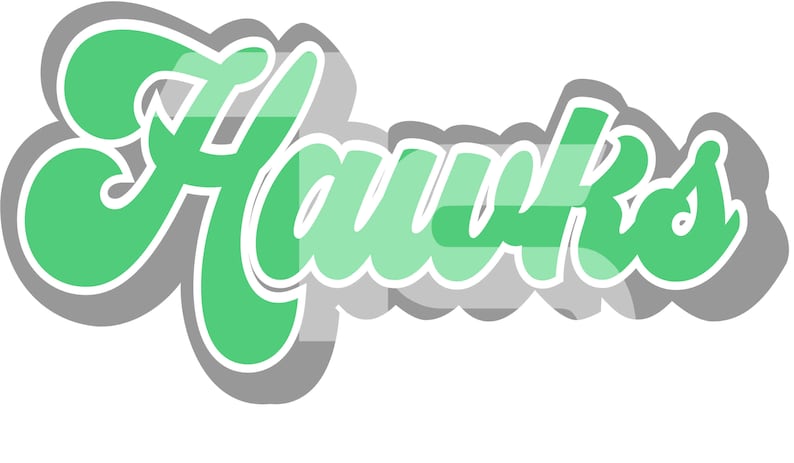 Hawks 8 SVG Graphic - Etsy