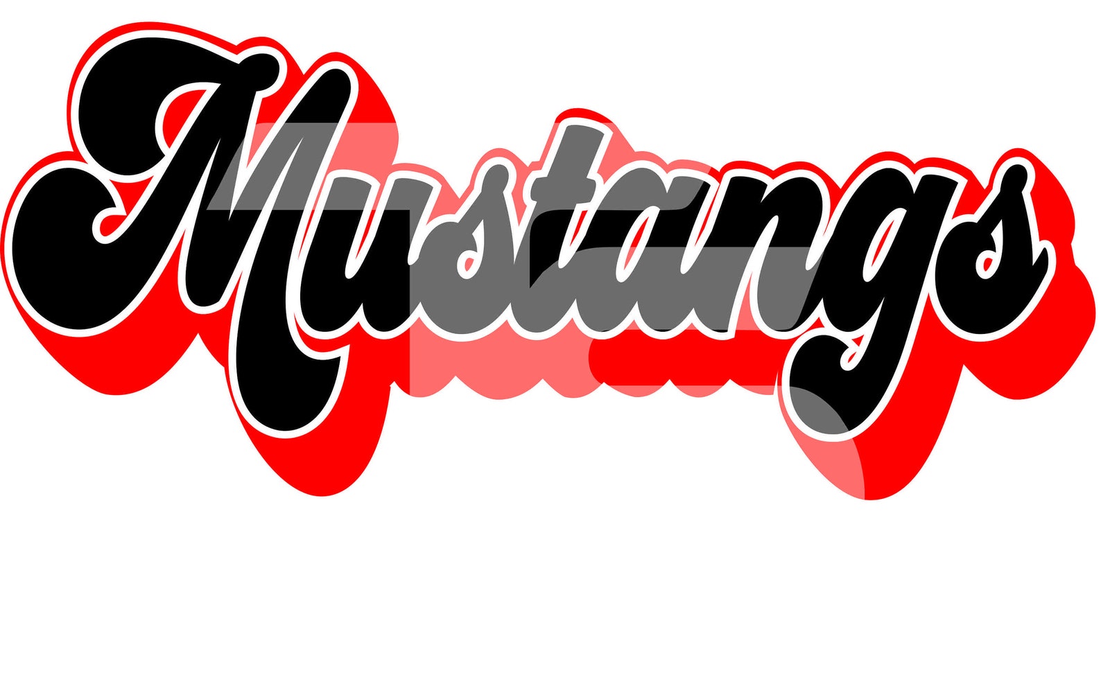 Mustangs 8 SVG Graphic - Etsy