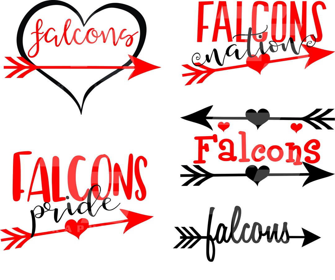 Falcons SVG Bundle 1 - Etsy