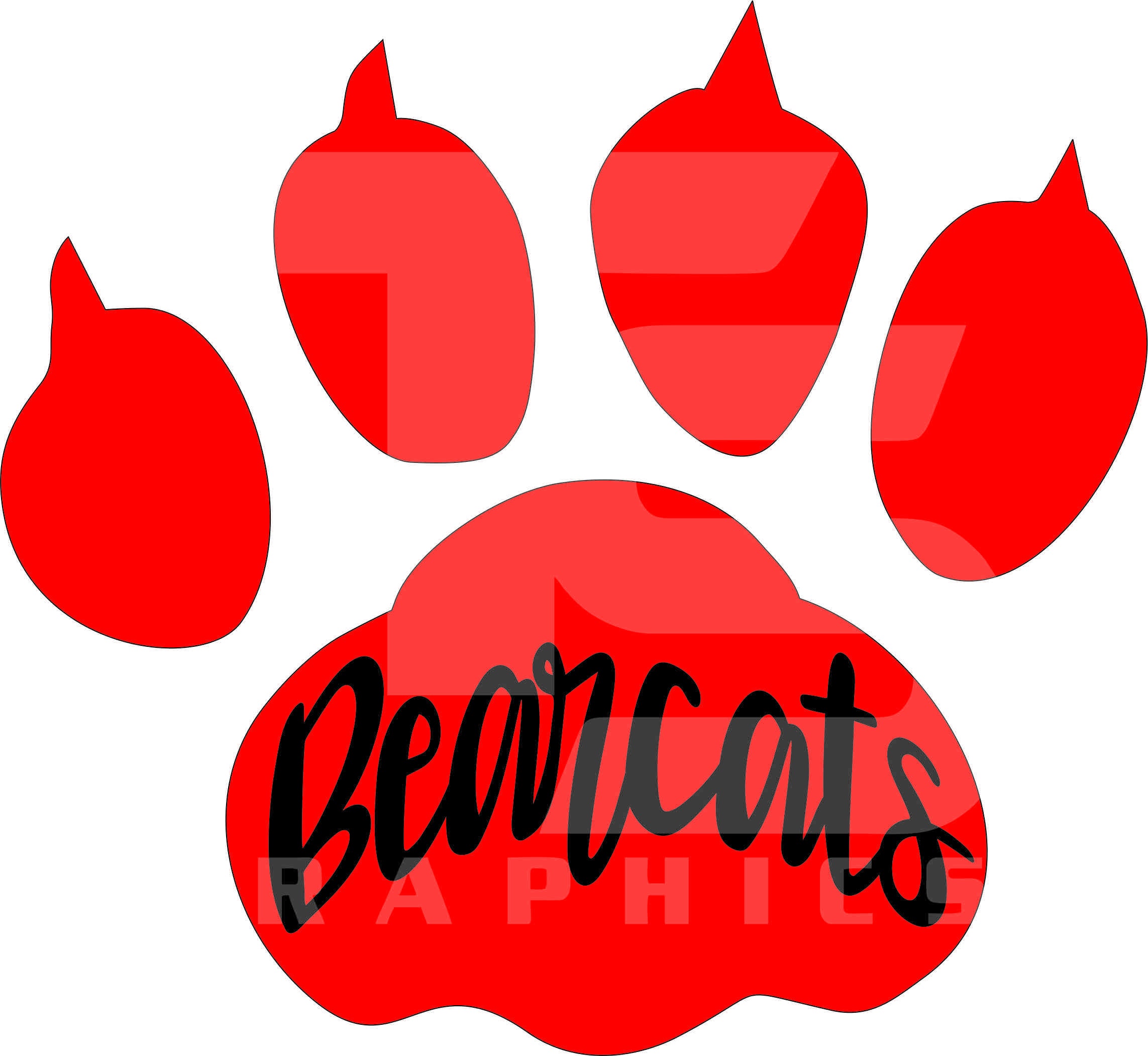 Bearcats 12 SVG Graphic - Etsy