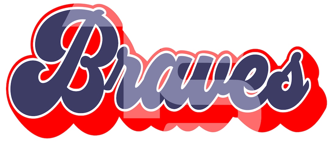 Braves 8 SVG Graphic - Etsy