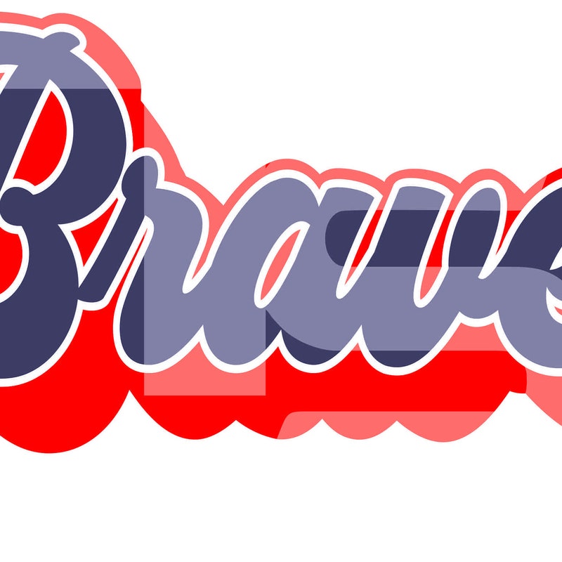 Atlanta Braves Font - Etsy