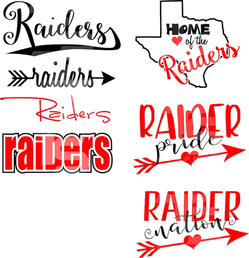 Raiders SVG Bundle 1 - Etsy