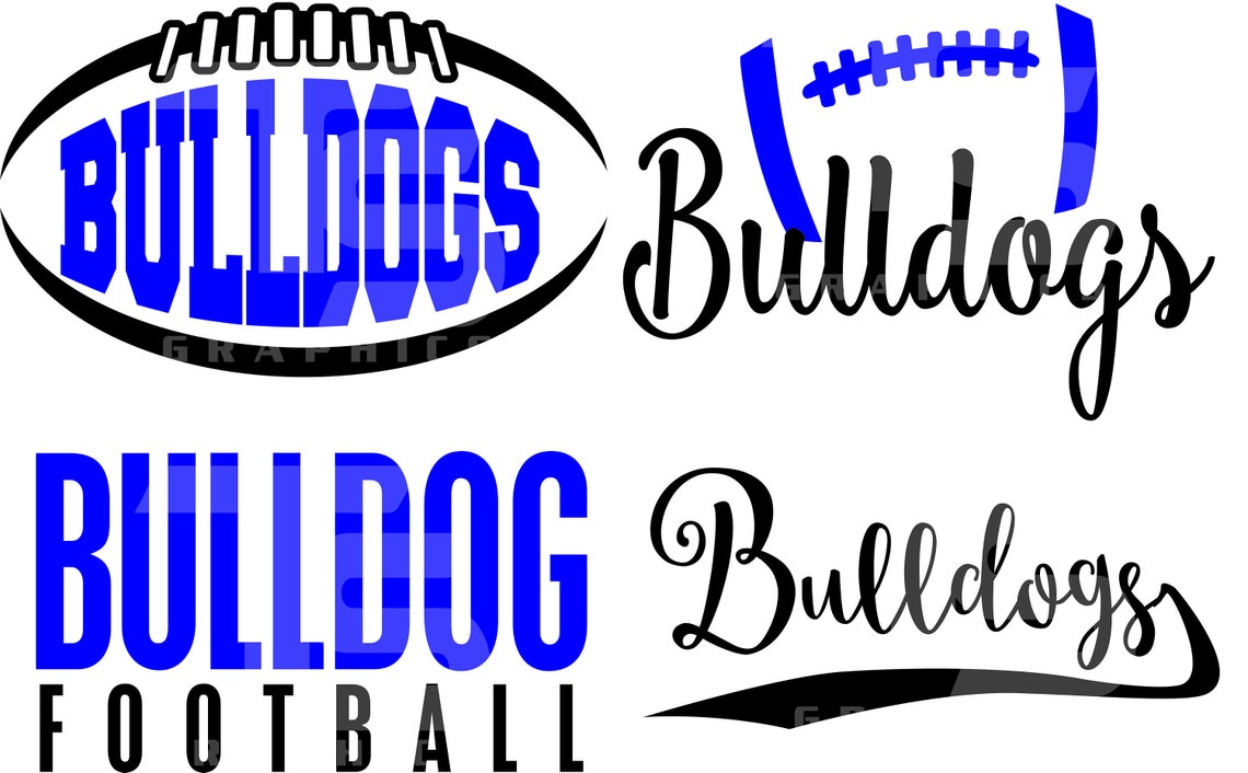 Bulldogs SVG Bundle 4 | Etsy