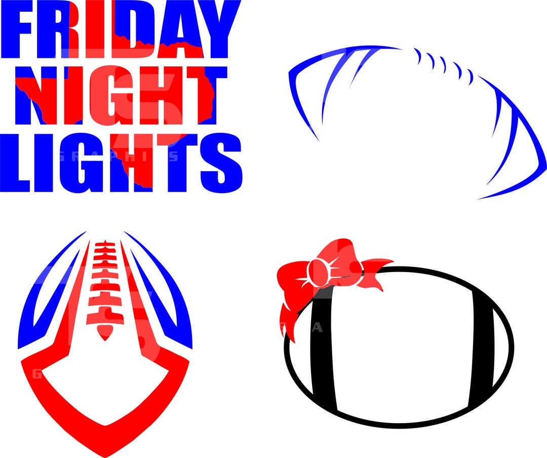 Football SVG Bundle 3 - Etsy