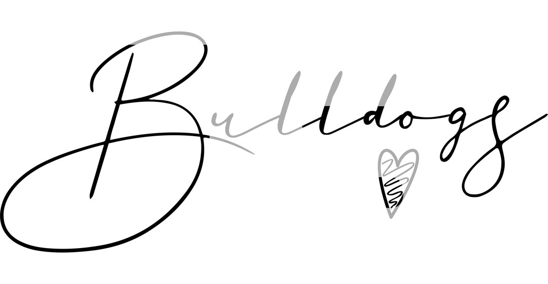 Bulldogs 81 Script SVG Graphic - Etsy