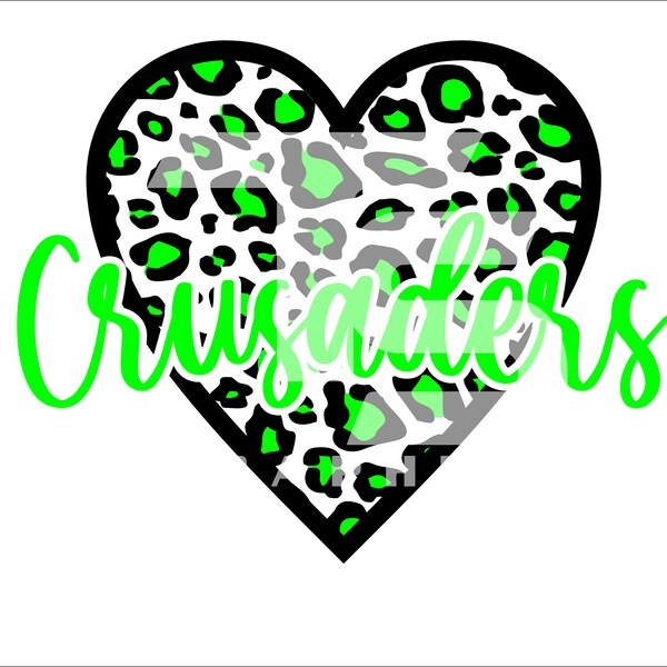 Crusaders Svg With Heart - Etsy
